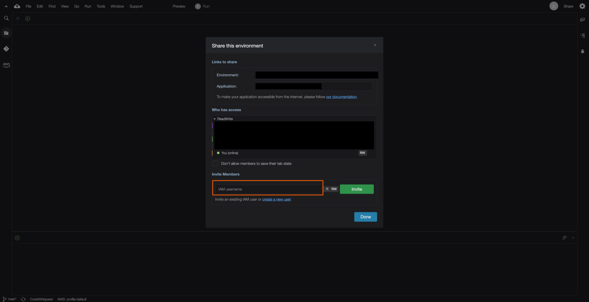 IAM Identity CenterのユーザーにCloud9の操作権限を付与した件 – Benjamin Inc.
